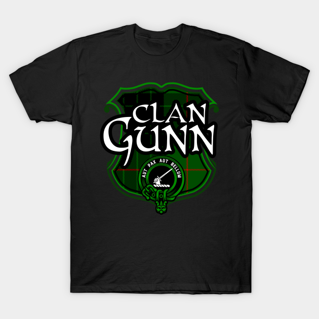 Clan Gunn Surname Scottish Clan Tartan Crest Badge Scottish Clan T Shirt Teepublic